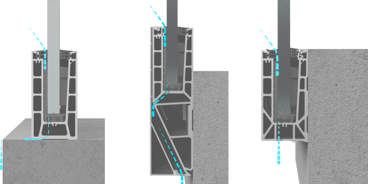 Glass Rail PRO aluminium and glass rail